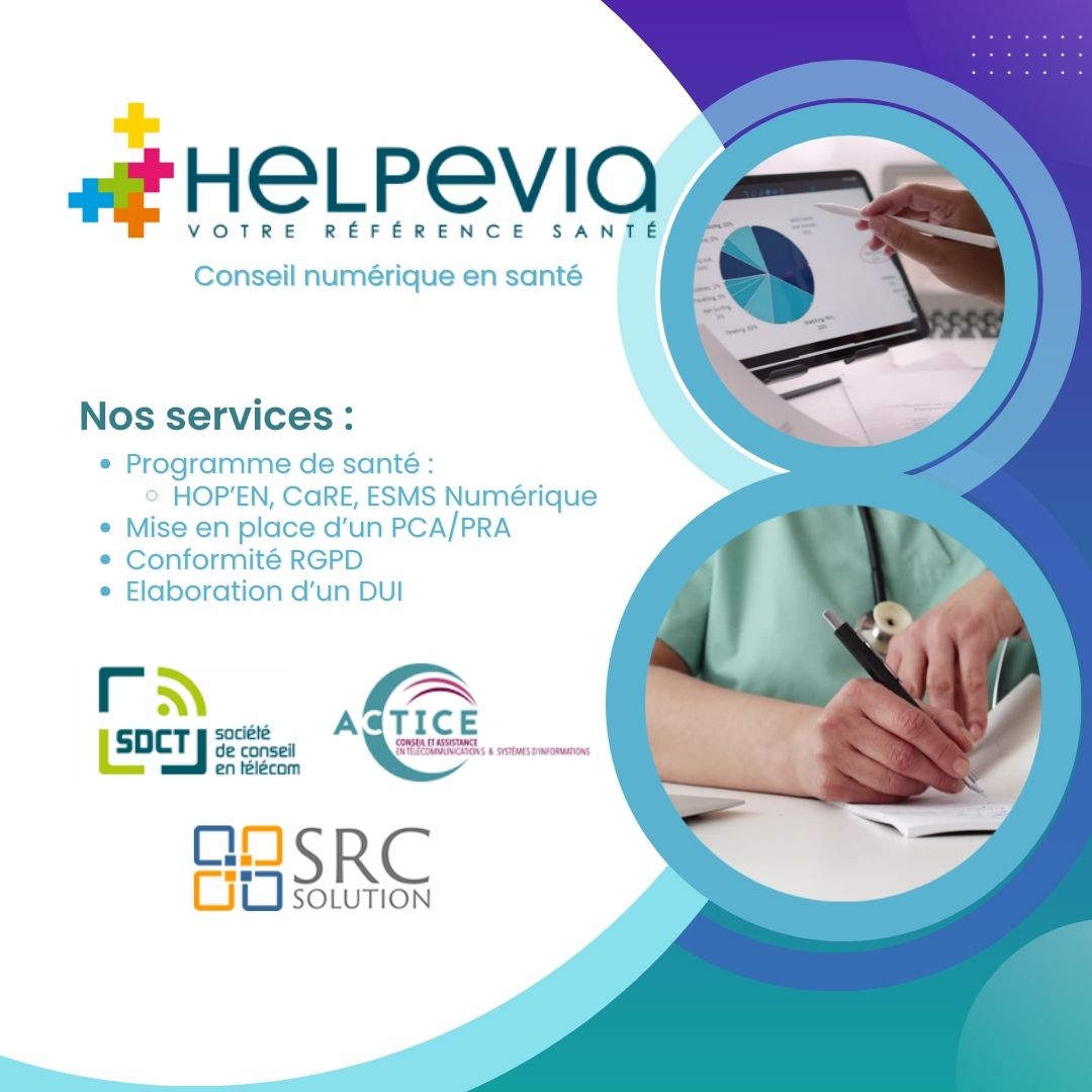 HELPEVIA - SRC Solution retenu pour le marché du conseil numérique en santé. - SRC Solution